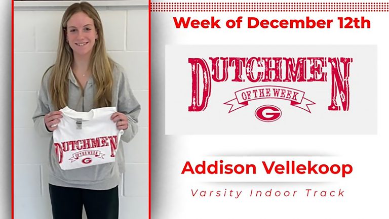 Addison Vellekoop and Eric Ryan named Dutchmen of the Week for the week of Dec. 12 - Guilderland ...