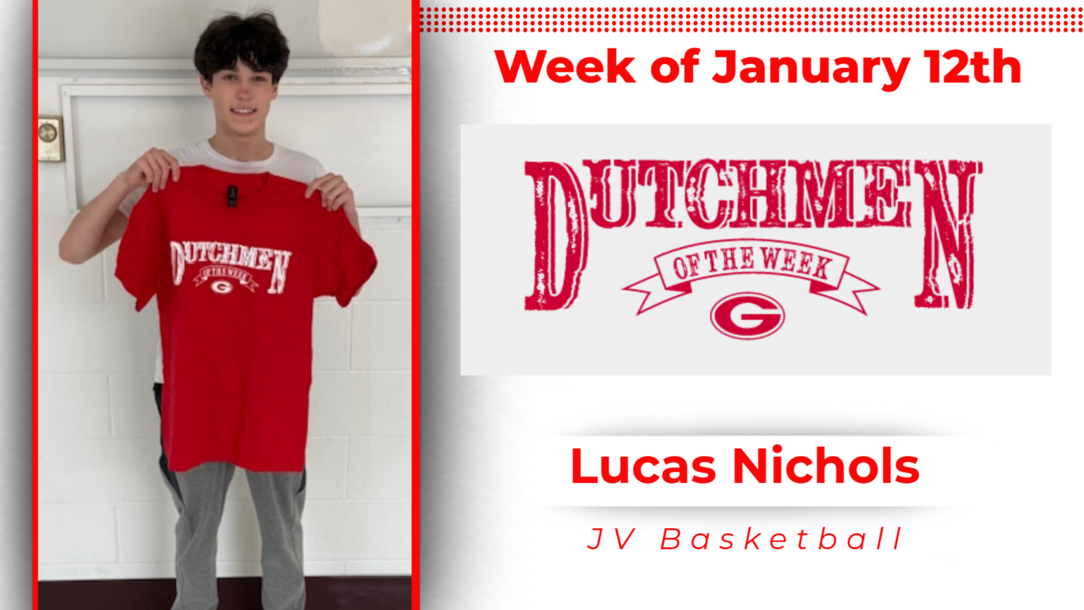 Nichols, Zhang and Wilford named Dutchmen of the Week for Jan. 12 ...